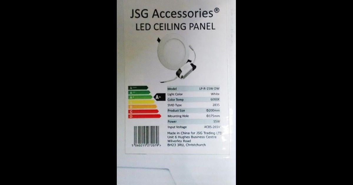 LED Panel Light Recall | Electrical Safety First