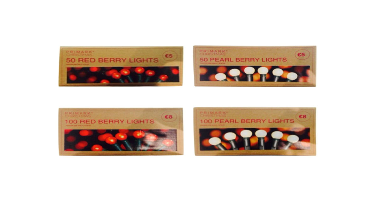 Primark Berry Lights Recall | Electrical Safety First
