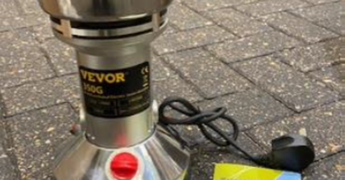 VEVOR Food Grinder Safety Notice | Electrical Safety First