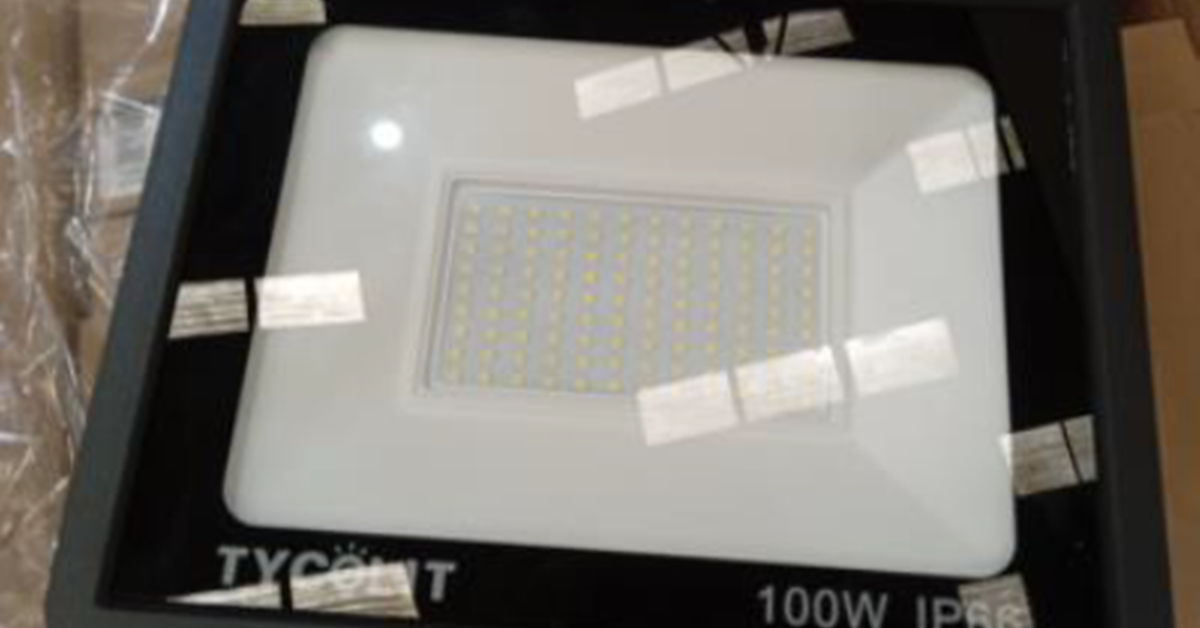 Tycolit LED Floodlight (Small) Safety Notice | Electrical Safety First