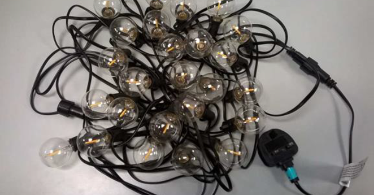 Tomshine 25-Bulb Lighting Chain for Outdoor Use sold via Amazon Recall ...