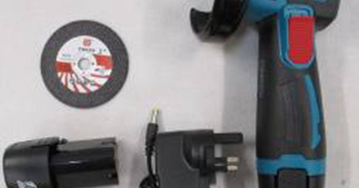 Jusfit Angle Grinder ZDH-12DC sold via eBay Safety Notice | Electrical ...