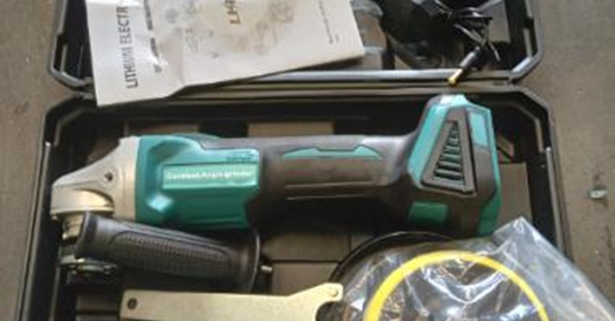 BL Motor Cordless Angle Grinder Safety Notice | Electrical Safety First